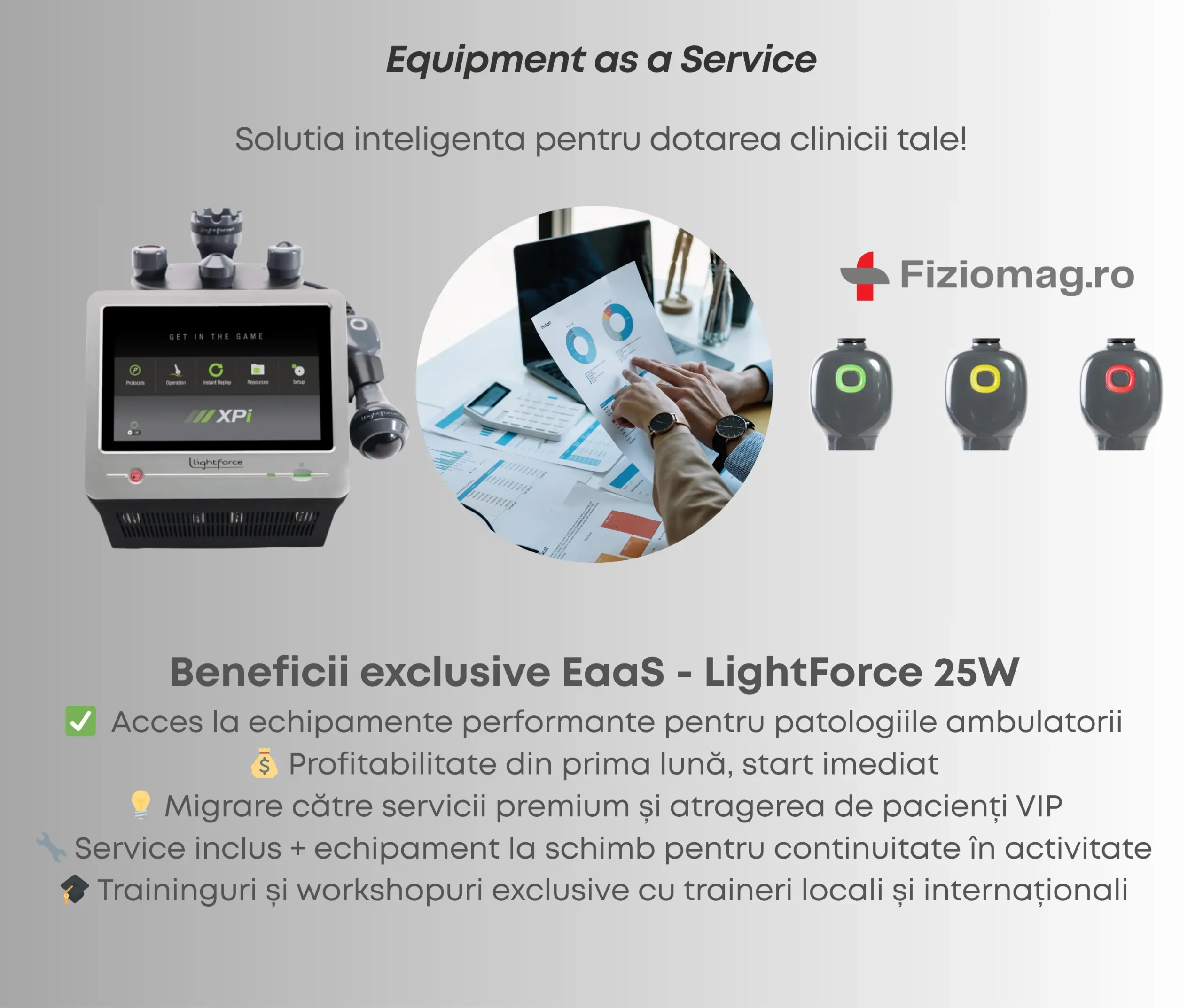 Laser de mare putere LightForce XPi 25W – tehnologia vindecării rapide, fără costuri ascunse ...